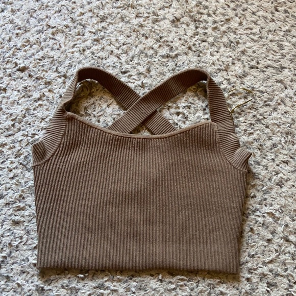 Good American | Tops | Good American Crop Knitted Top | Poshmark